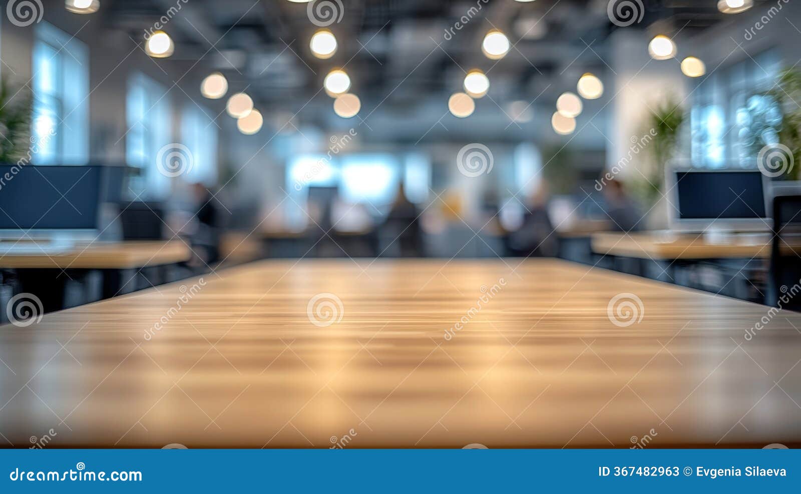 Blurred Office Background Stock Illustration | CartoonDealer.com #305214343