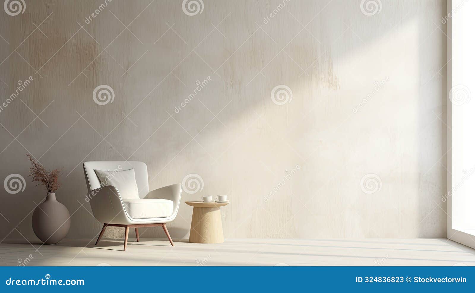 Modern Blurred Wall Texture Interior Stock Illustration - Illustration ...