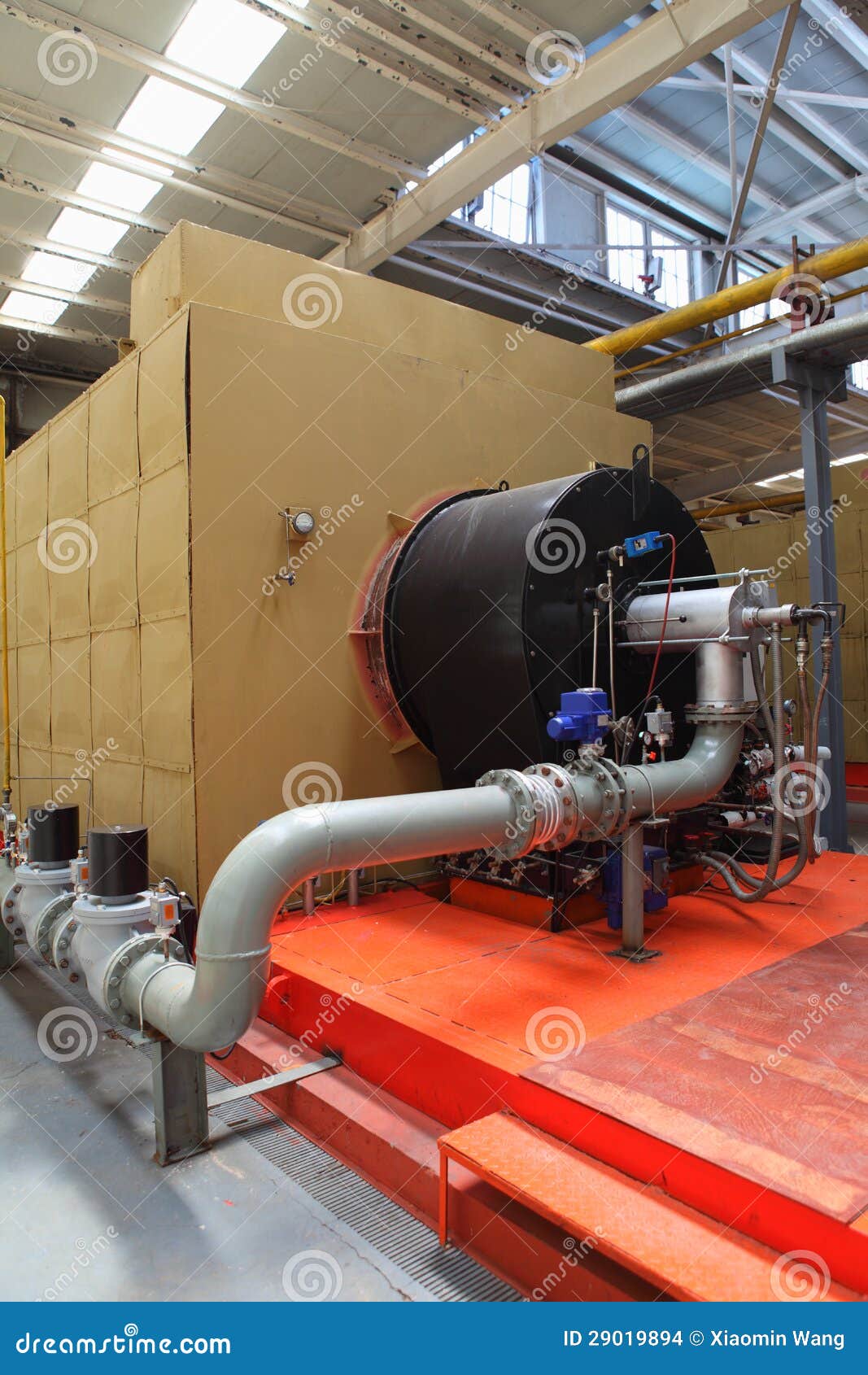 Modern boiler stock photo. Image of pipe, boilerhouse - 29019894