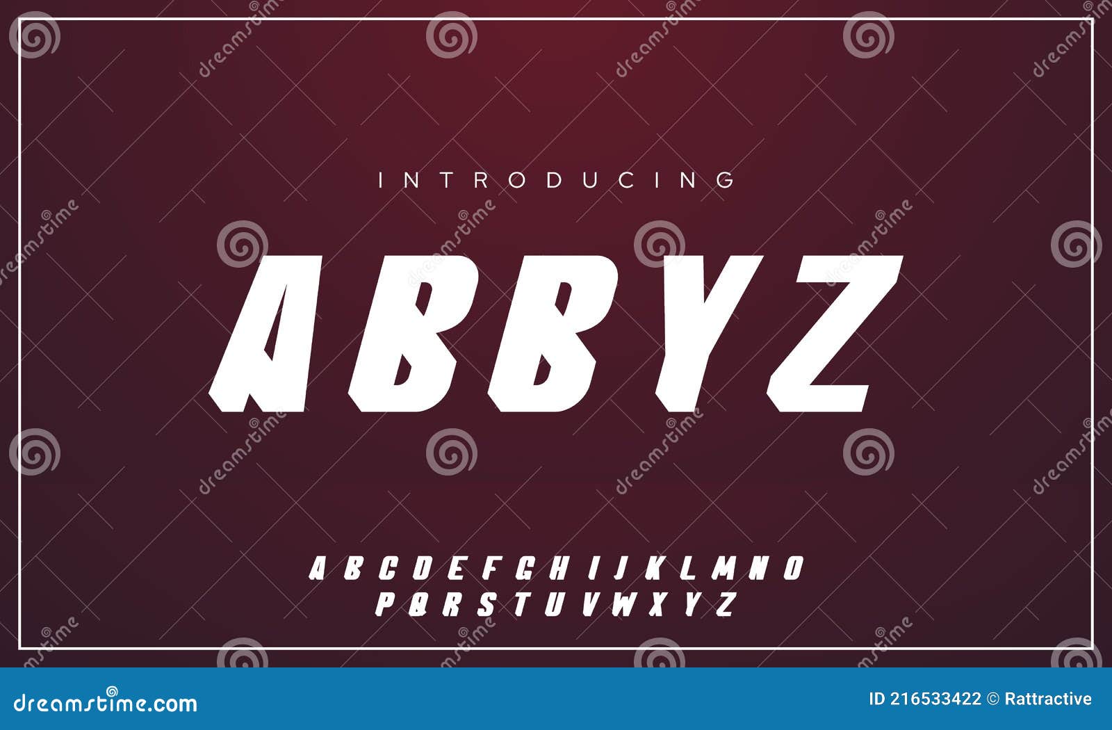 Modern Bold Alphabet. Sport Dynamic Font with Speed Type Stock Vector ...