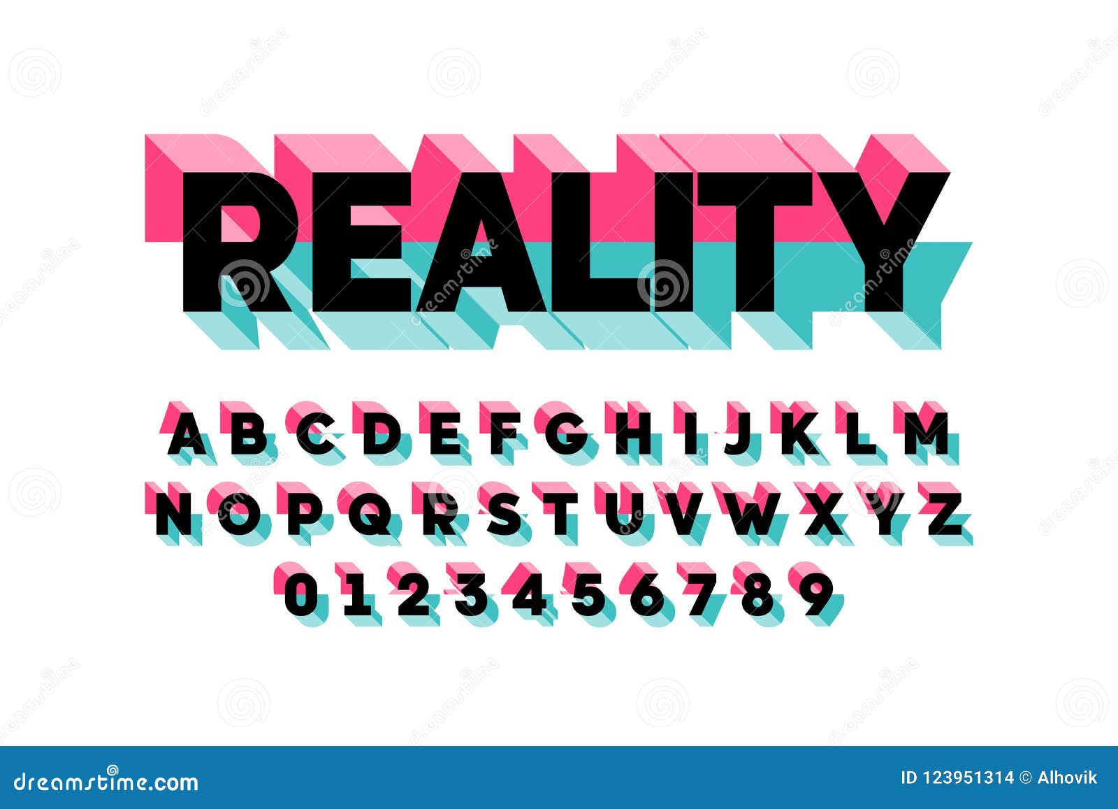 Modern bold design stock vector. Illustration of english - 123951314