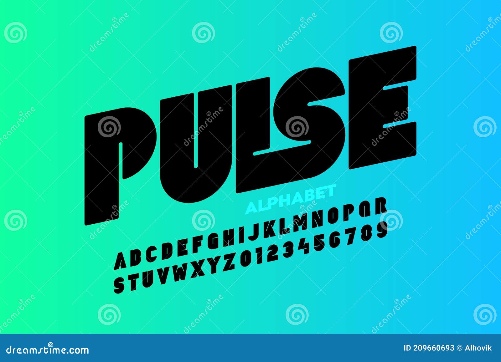 Impulse Alphabet Font. 3D Effect Bright Letters, Numbers And ...