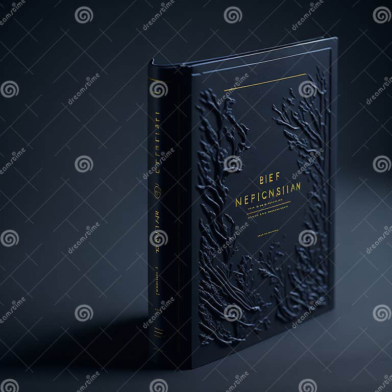 Modern Book Cover Mockup Design Stock Illustration - Illustration of ...