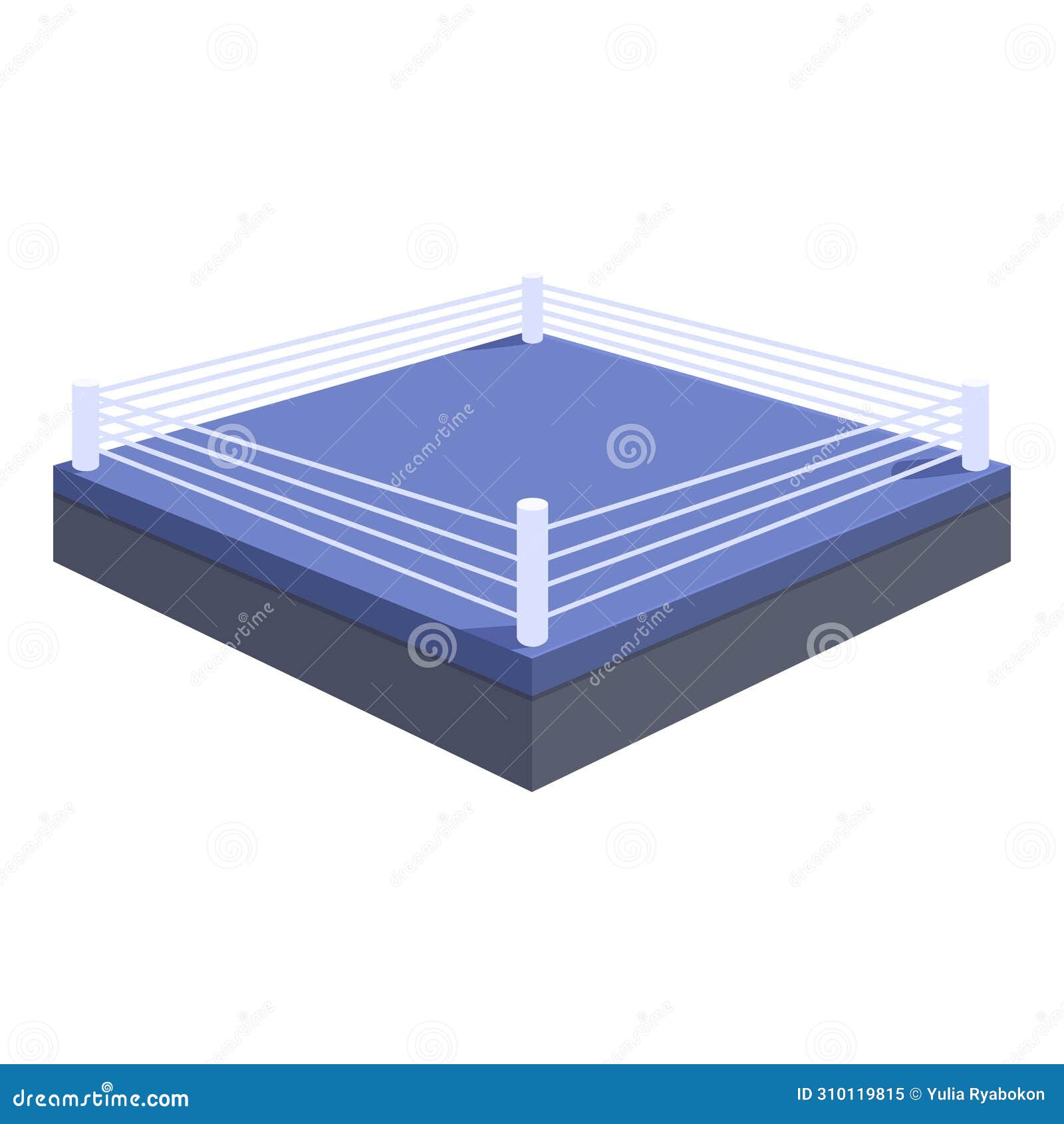 Modern Boxing Ring Icon Cartoon Vector. Thai Sport Stock Vector ...