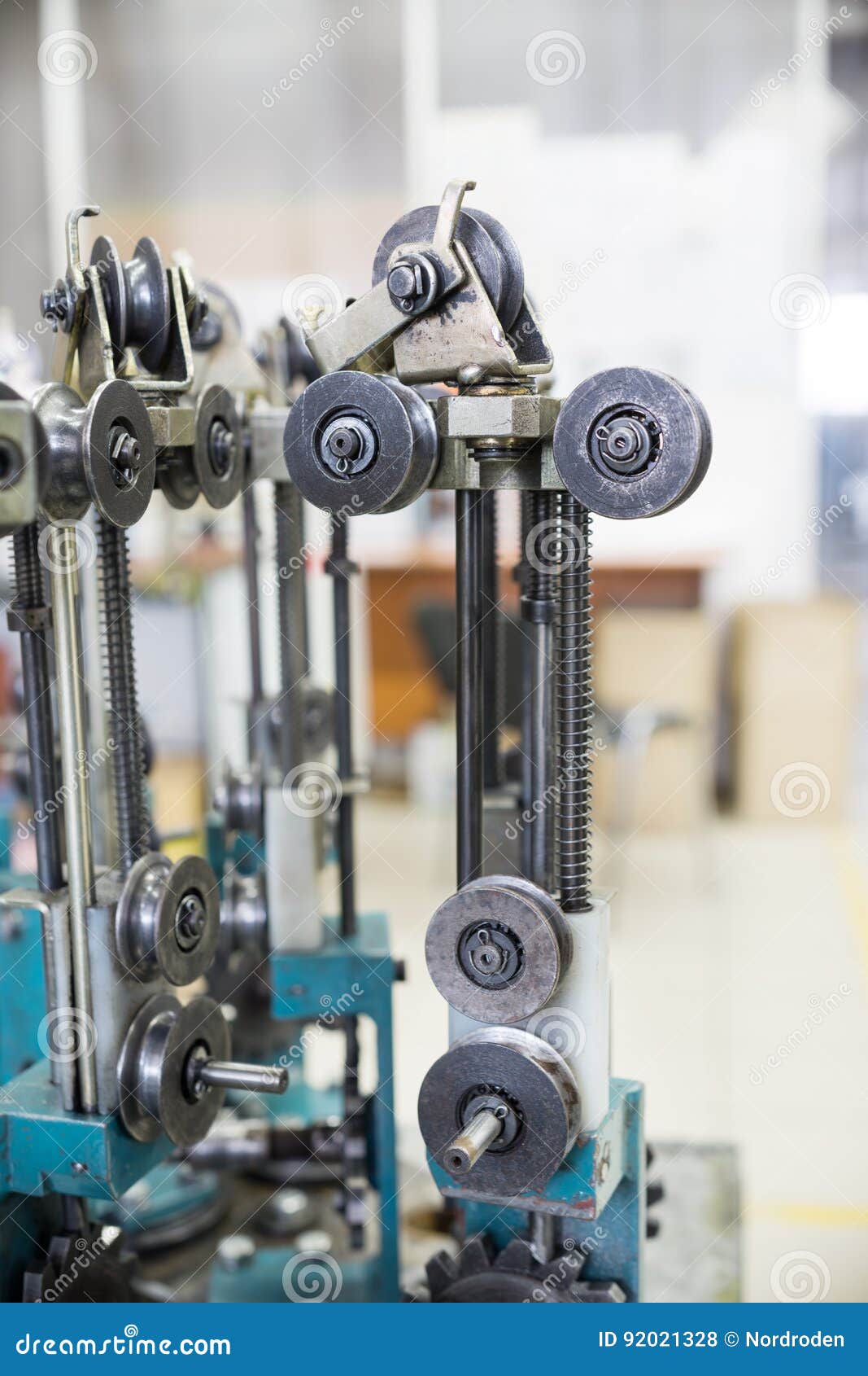 Modern braiding machine. stock photo. Image of cord, product - 92021328
