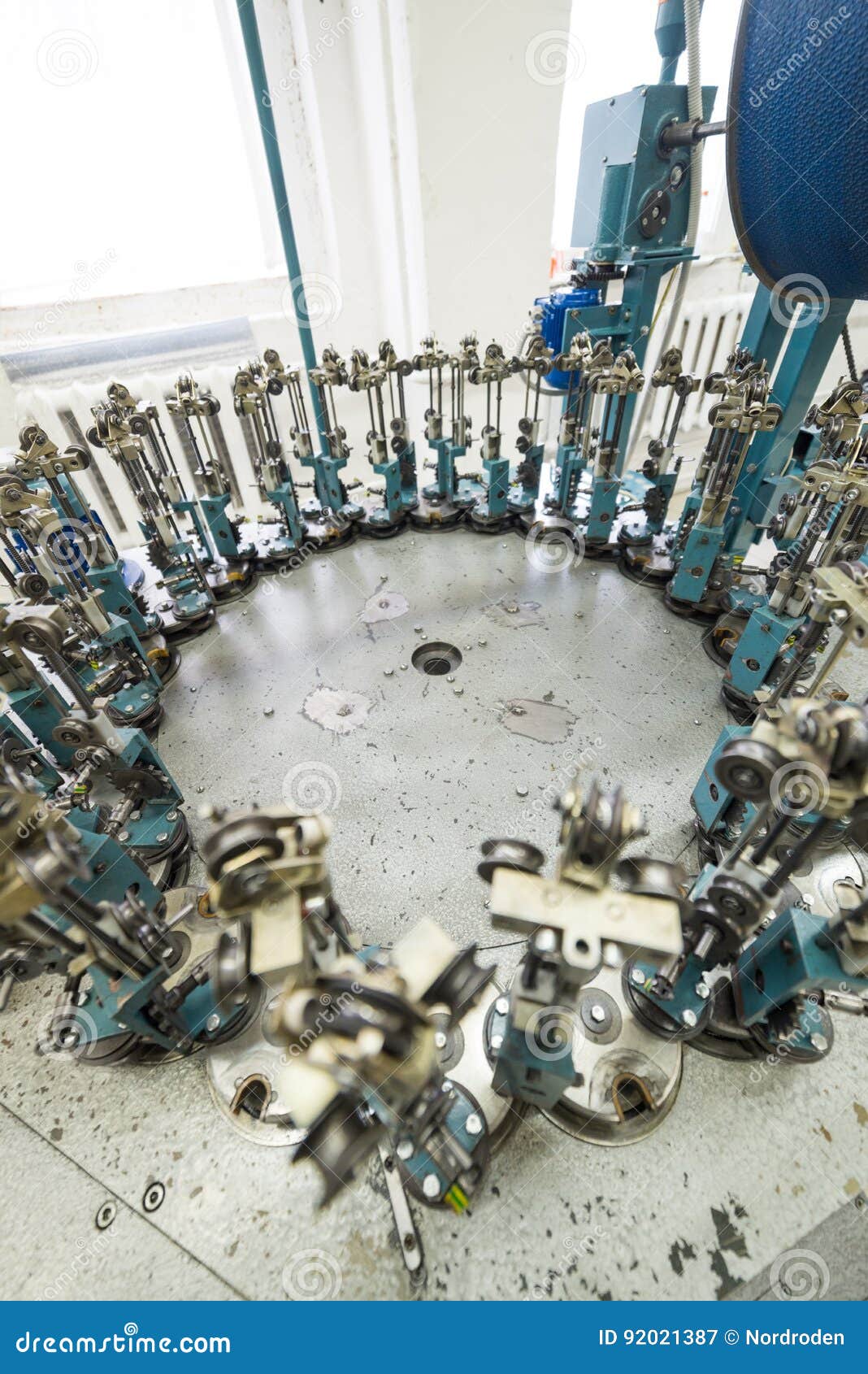 Modern braiding machine. stock image. Image of closeup - 92021387