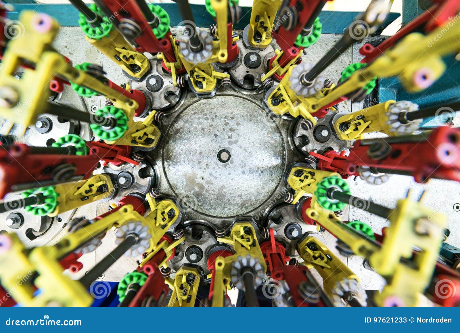 Modern braiding machine. stock image. Image of metalworking - 97621233