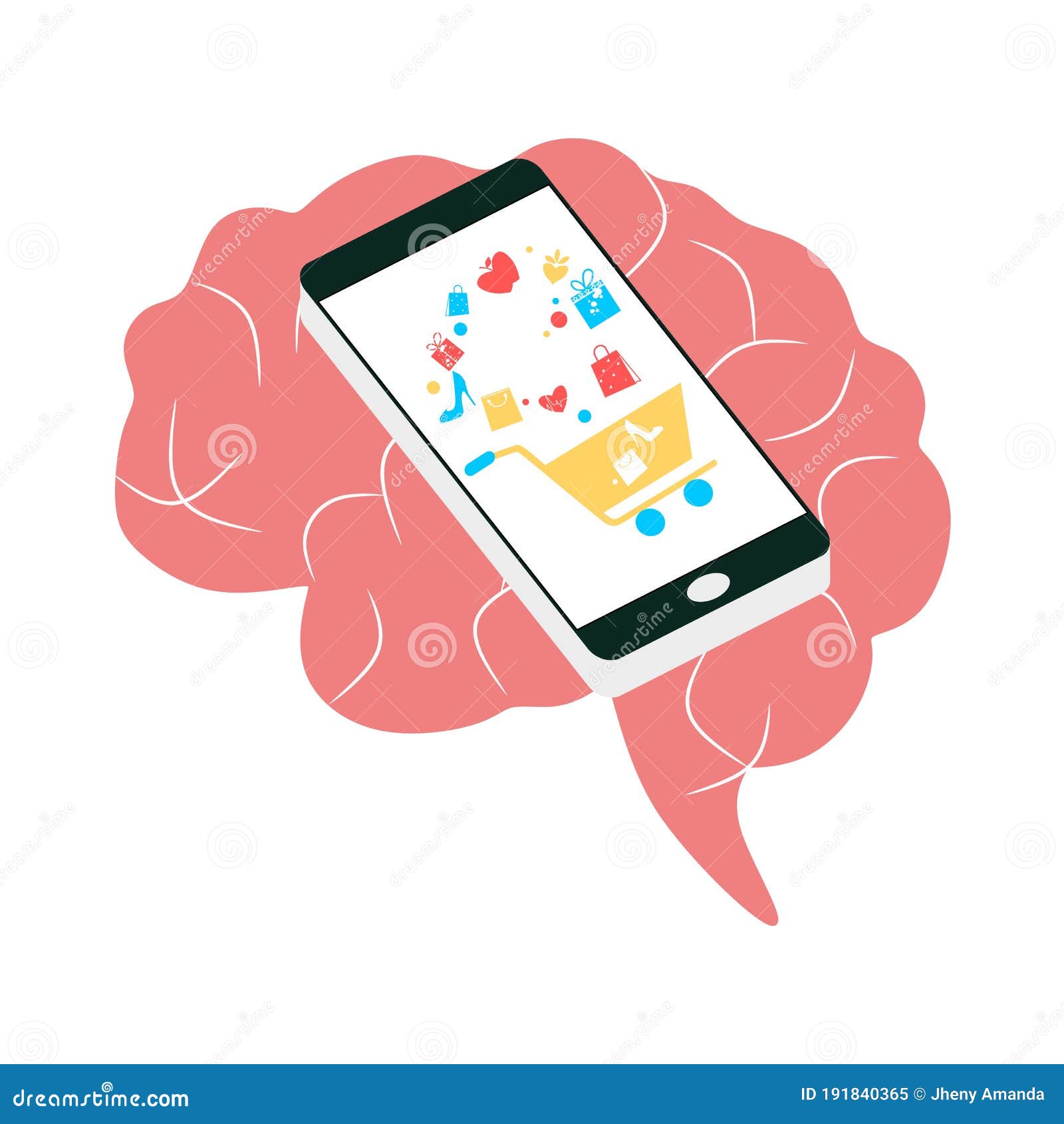 Modern Brain Link Connected Point Logo Vector. Digital Human Brain ...
