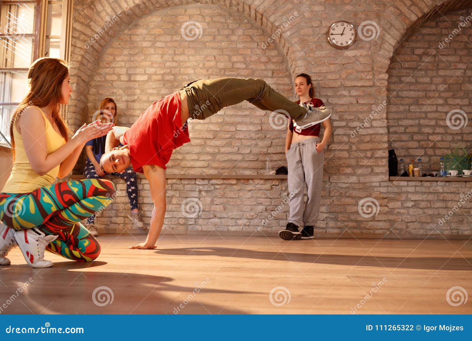 Brake Dancer Making Performance Stock Photo - Image of entertainment ...
