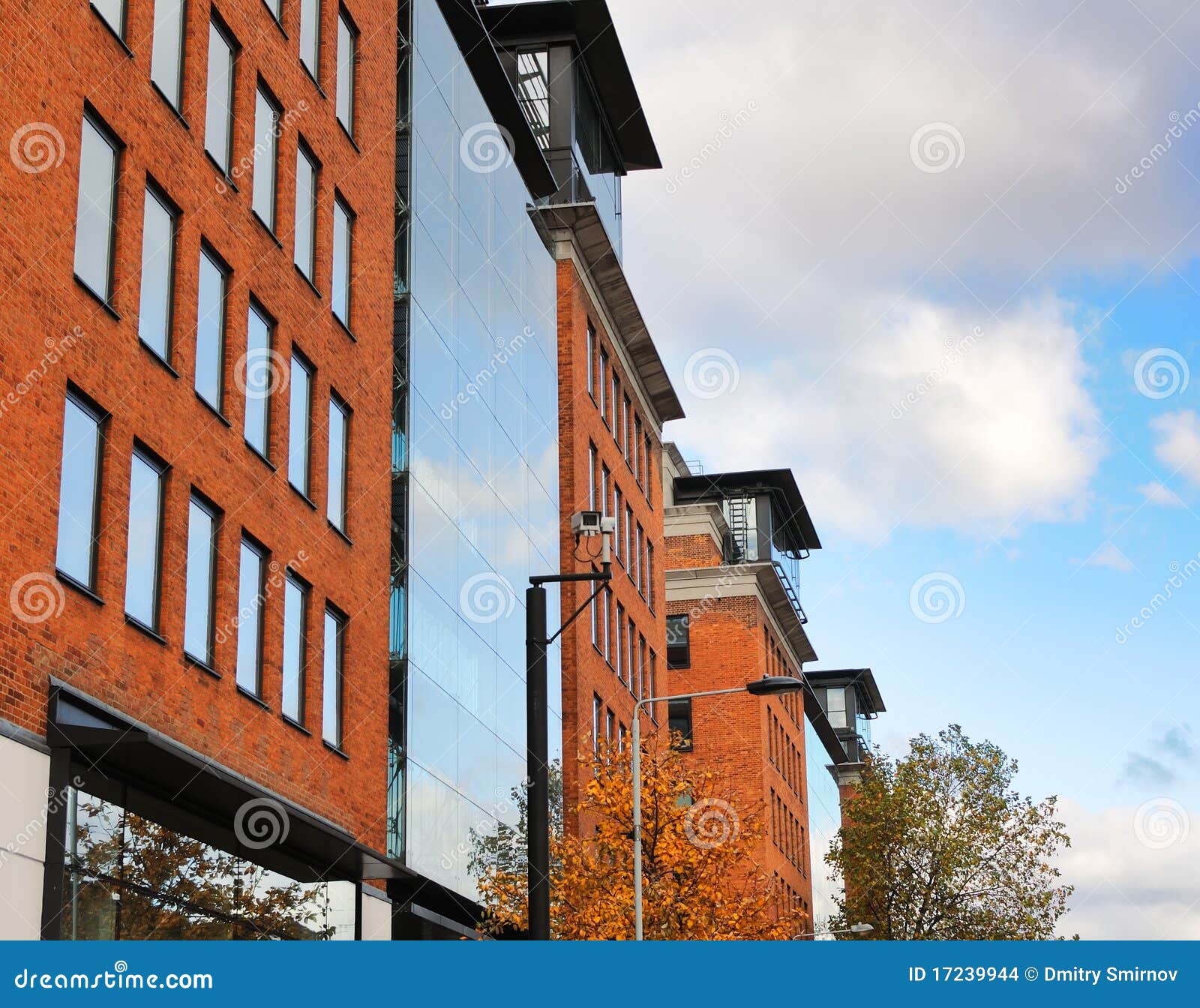 Modern brick building stock photo. Image of color, london - 17239944