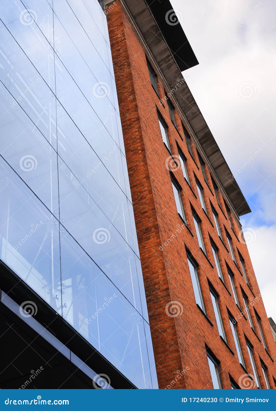 Modern brick building stock photo. Image of urban, contemporary - 17240230