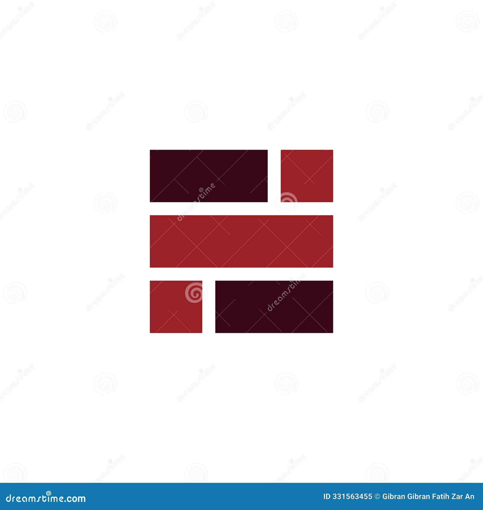 Modern Brick Logo Design. Premium Vector Stock Illustration ...