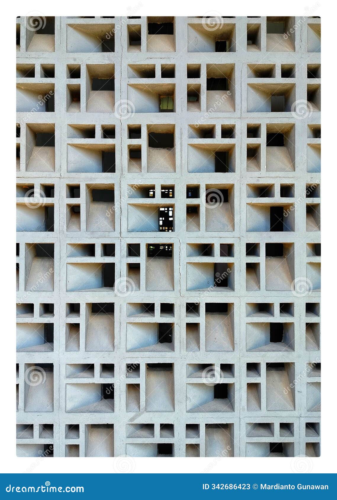 A Modern Brick Style that Used As Ventilation Stock Image - Image of ...