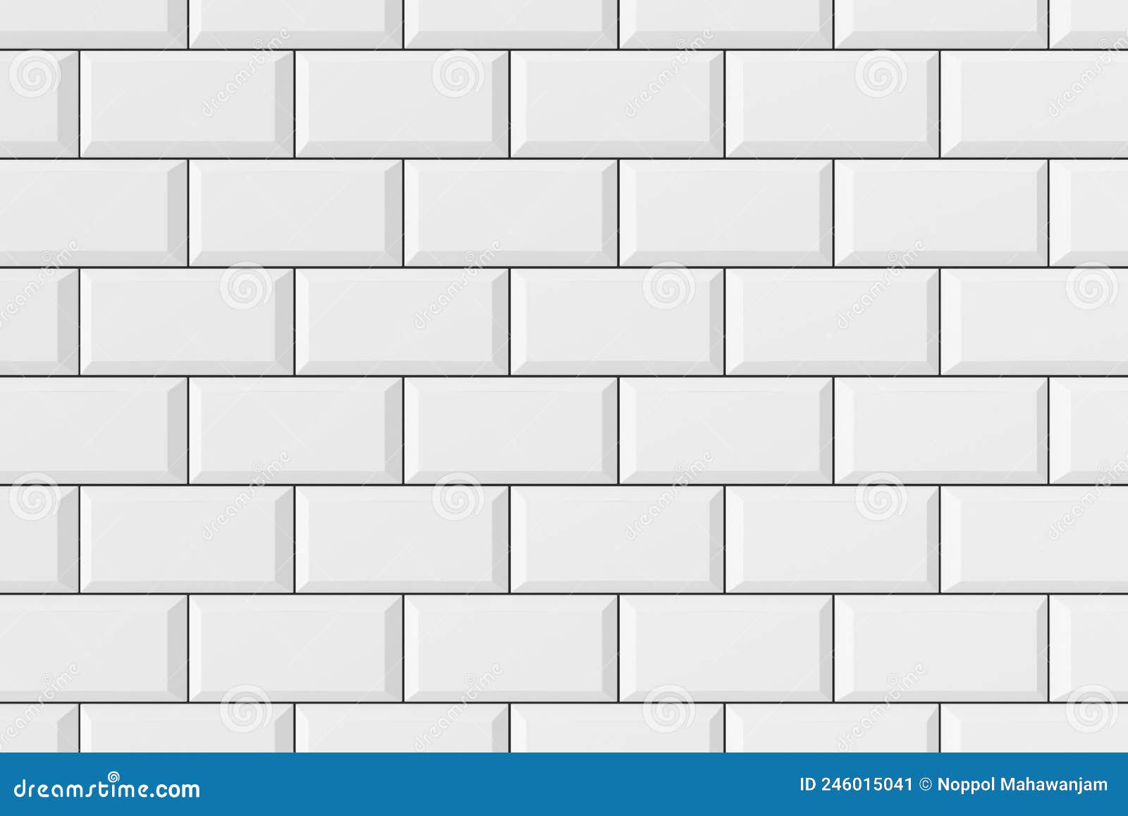 Modern Brick Wall. 3D Rendering Stock Illustration - Illustration of ...