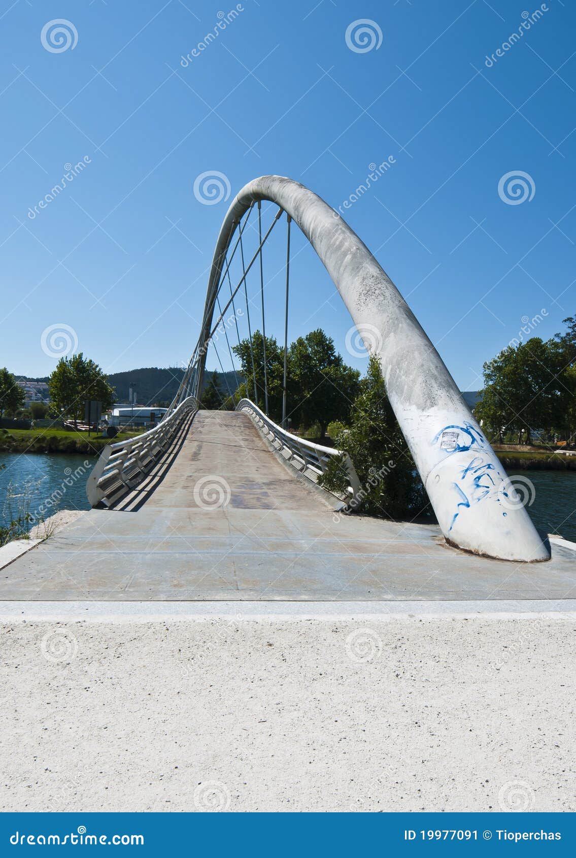 Modern bridge - 2 stock image. Image of modern, city - 19977091