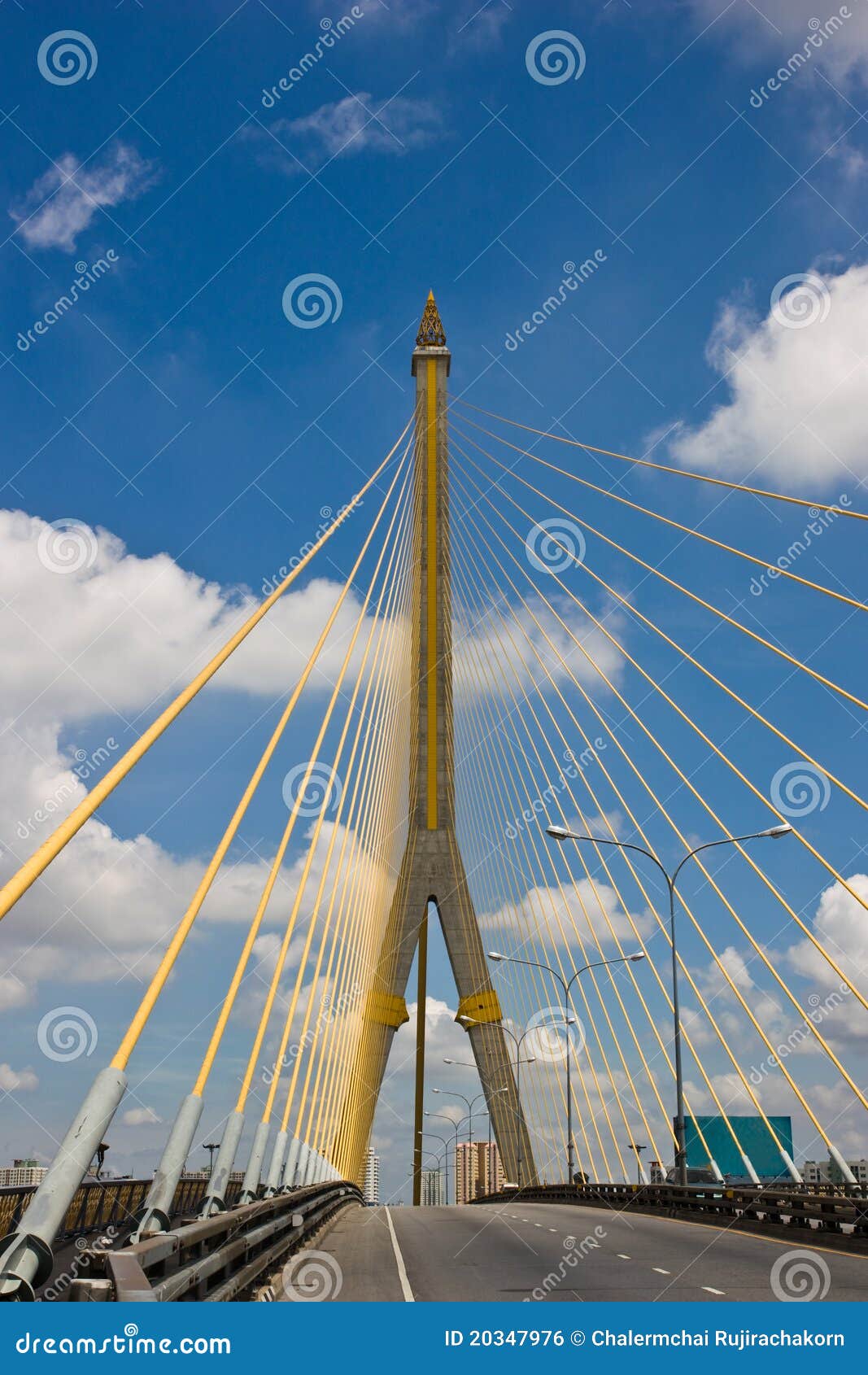 Modern bridge stock photo. Image of apex, long, asian - 20347976