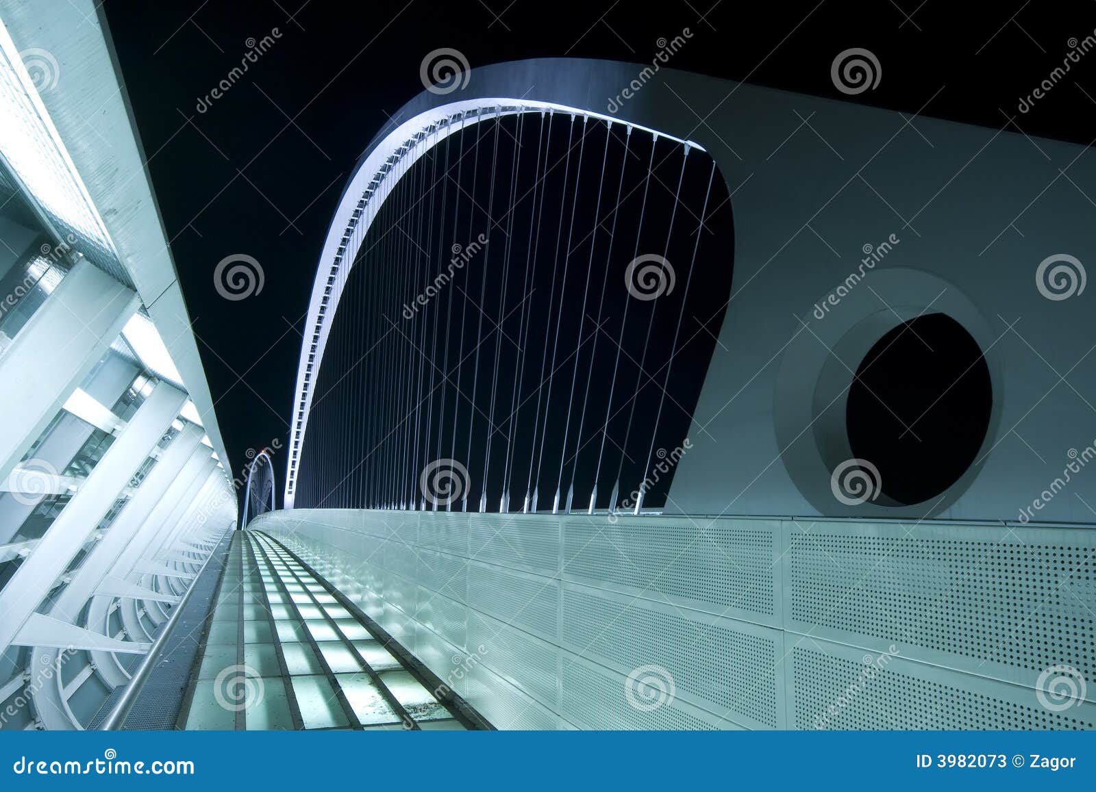 Modern bridge editorial stock photo. Image of architecture - 3982073