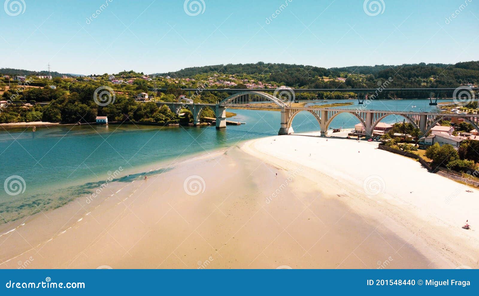Modern Bridge Above the Beach Editorial Image - Image of season, nature ...