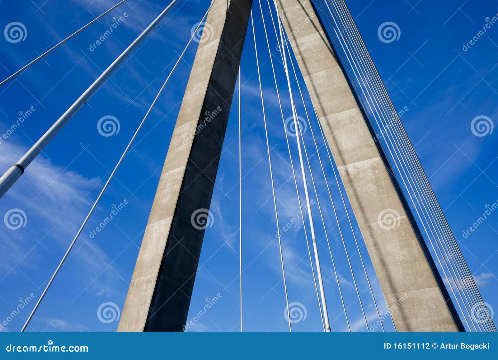 Modern Bridge Abstract Architecture Stock Photo - Image of design ...