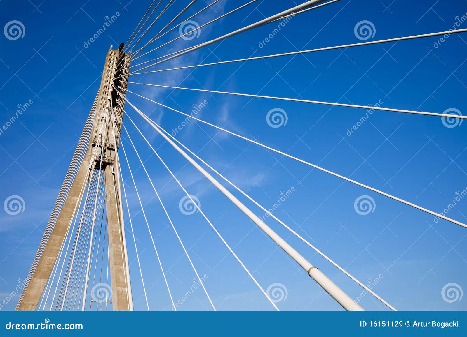 Modern Bridge Abstract Architecture Stock Image - Image of line ...