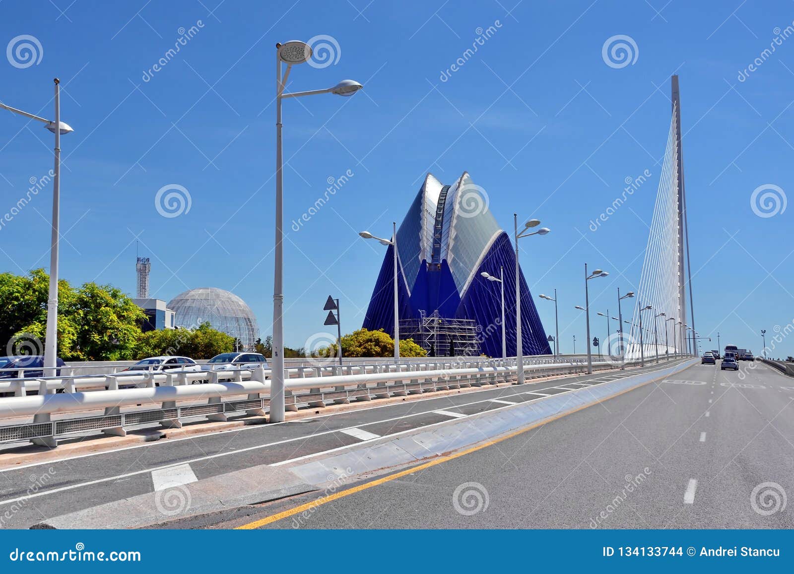 Modern Bridge Architecture stock photo. Image of buildings - 134133744