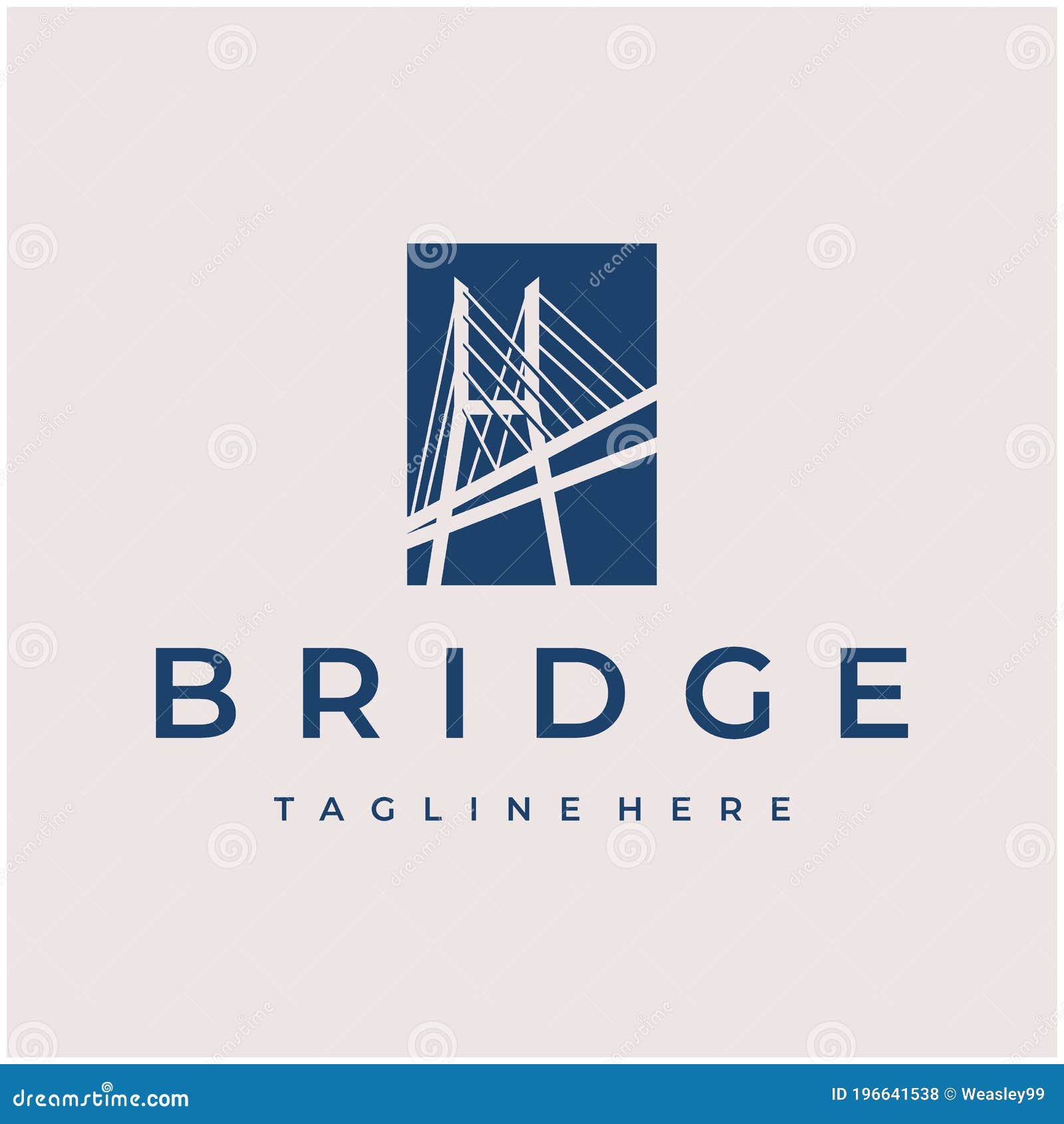 Modern Bridge, With Towering Columns And Sleek Design, Spanning Busy ...