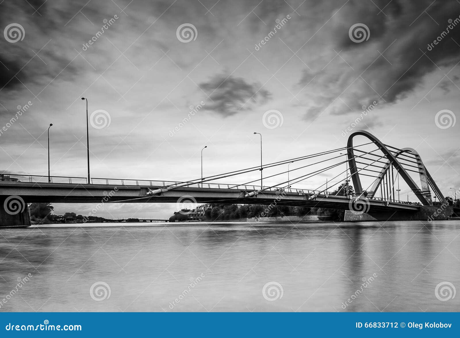 Modern bridge. editorial photography. Image of beautiful - 66833712