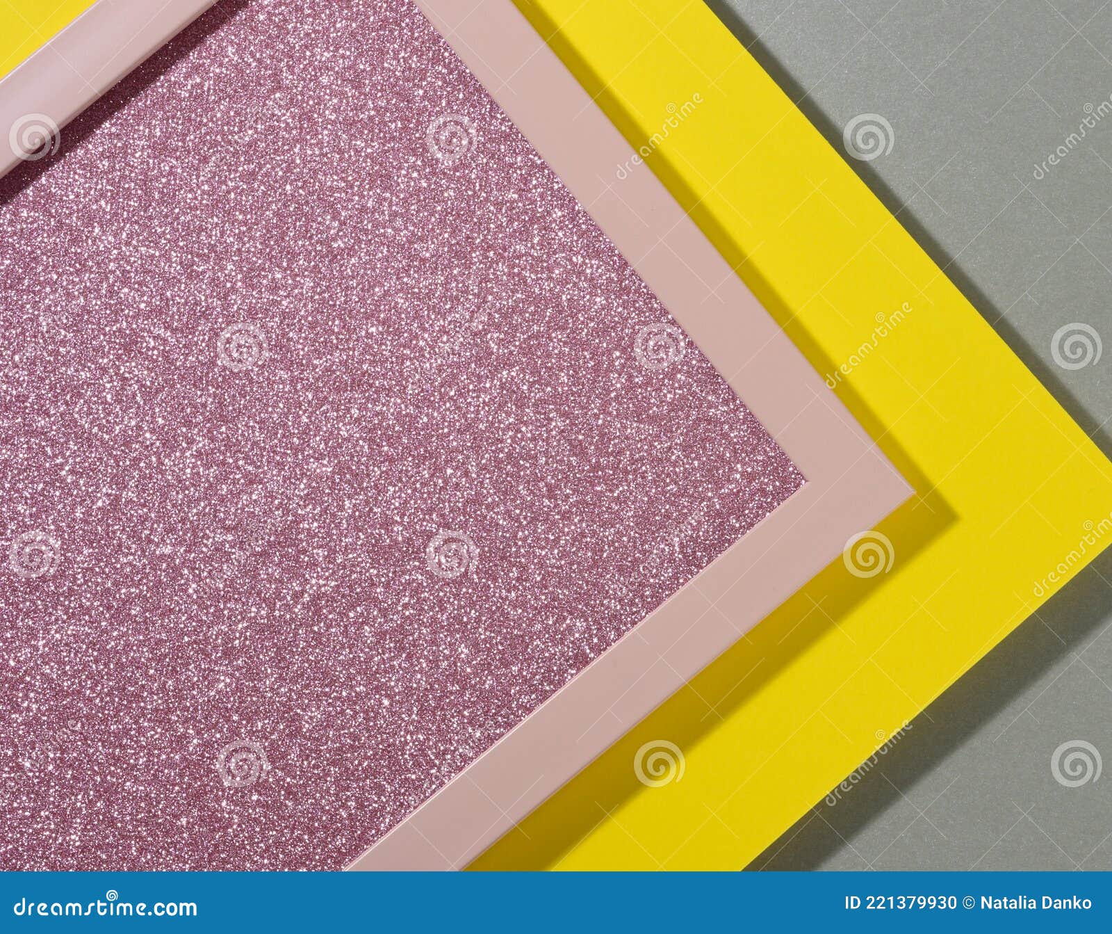 Modern Bright Background with Sheets of Paper with Shadow Stock Photo ...