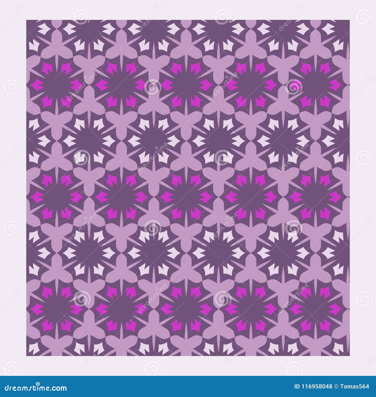 Bright Color Abstract Geometric Pattern, Vector Seamless Stock Vector ...