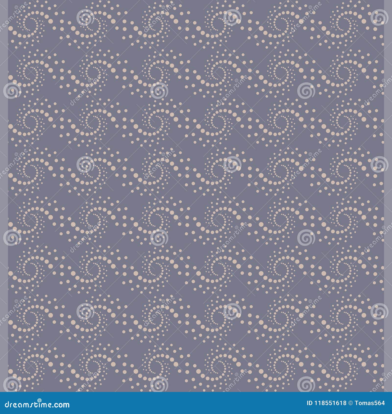 Bright Color Abstract Wave Pattern from Circles, Vector Seamless Stock ...