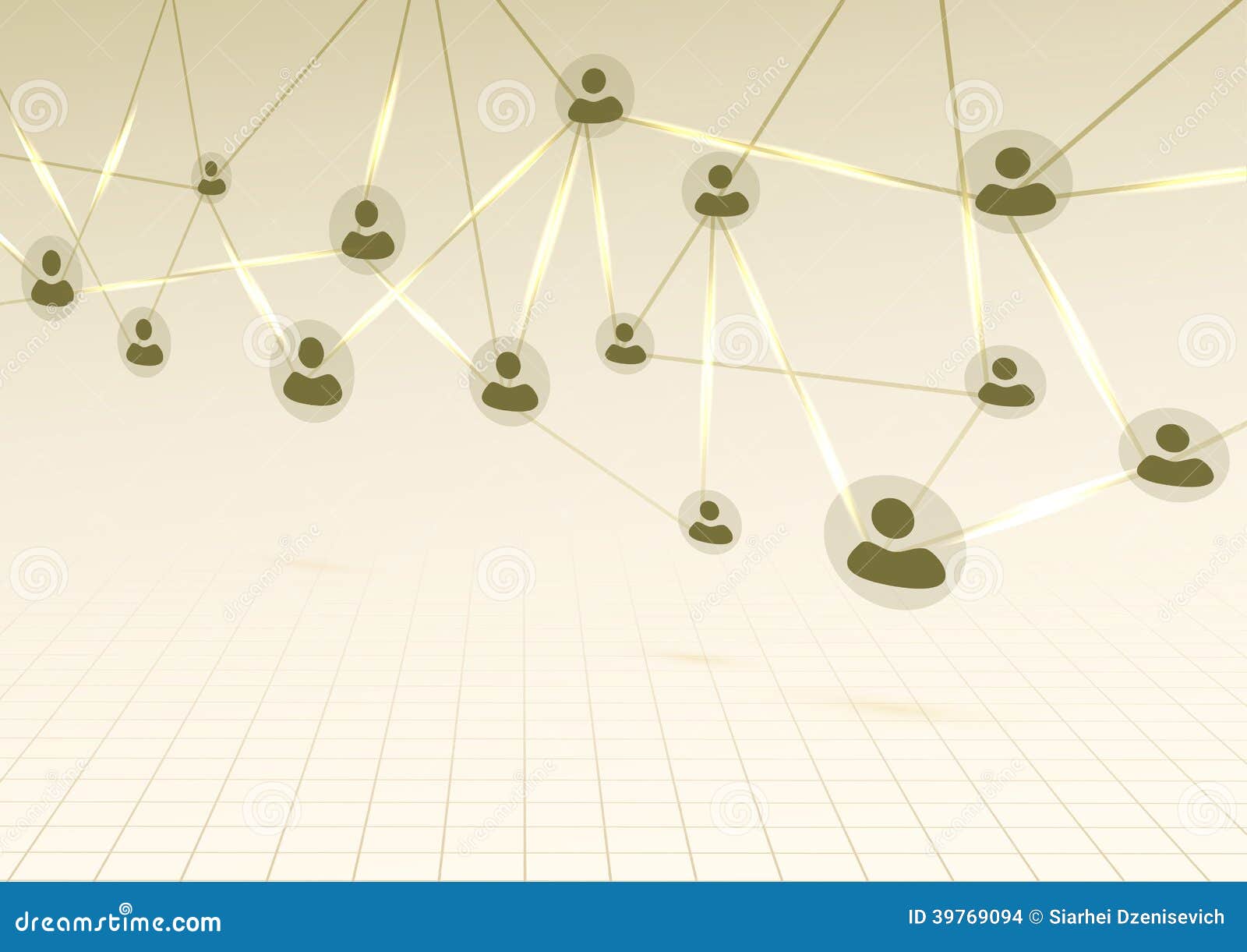 Modern Bright Social Networking Background Stock Vector - Illustration ...