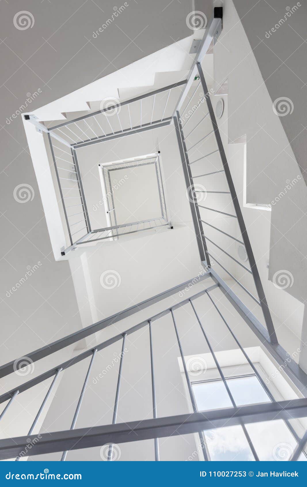 Modern Staircase - Clear Composition Stock Image - Image of estate ...