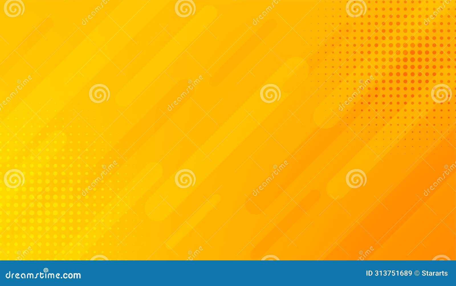 Modern and Bright Yellow Backdrop in Halftone Style Stock Vector ...