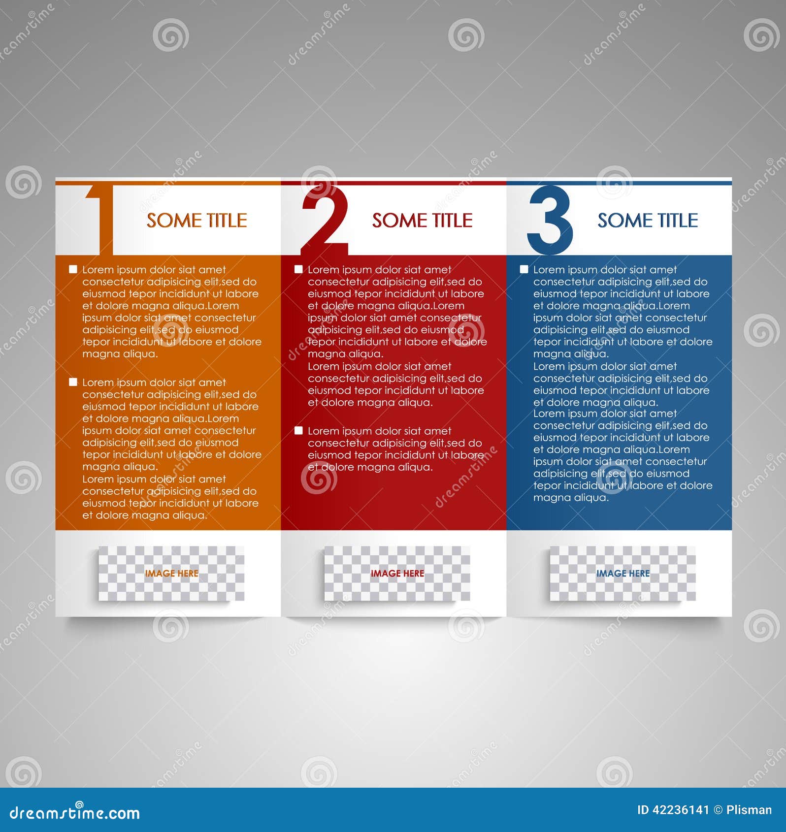 Modern Brochure Design Element Stock Vector - Illustration of front ...