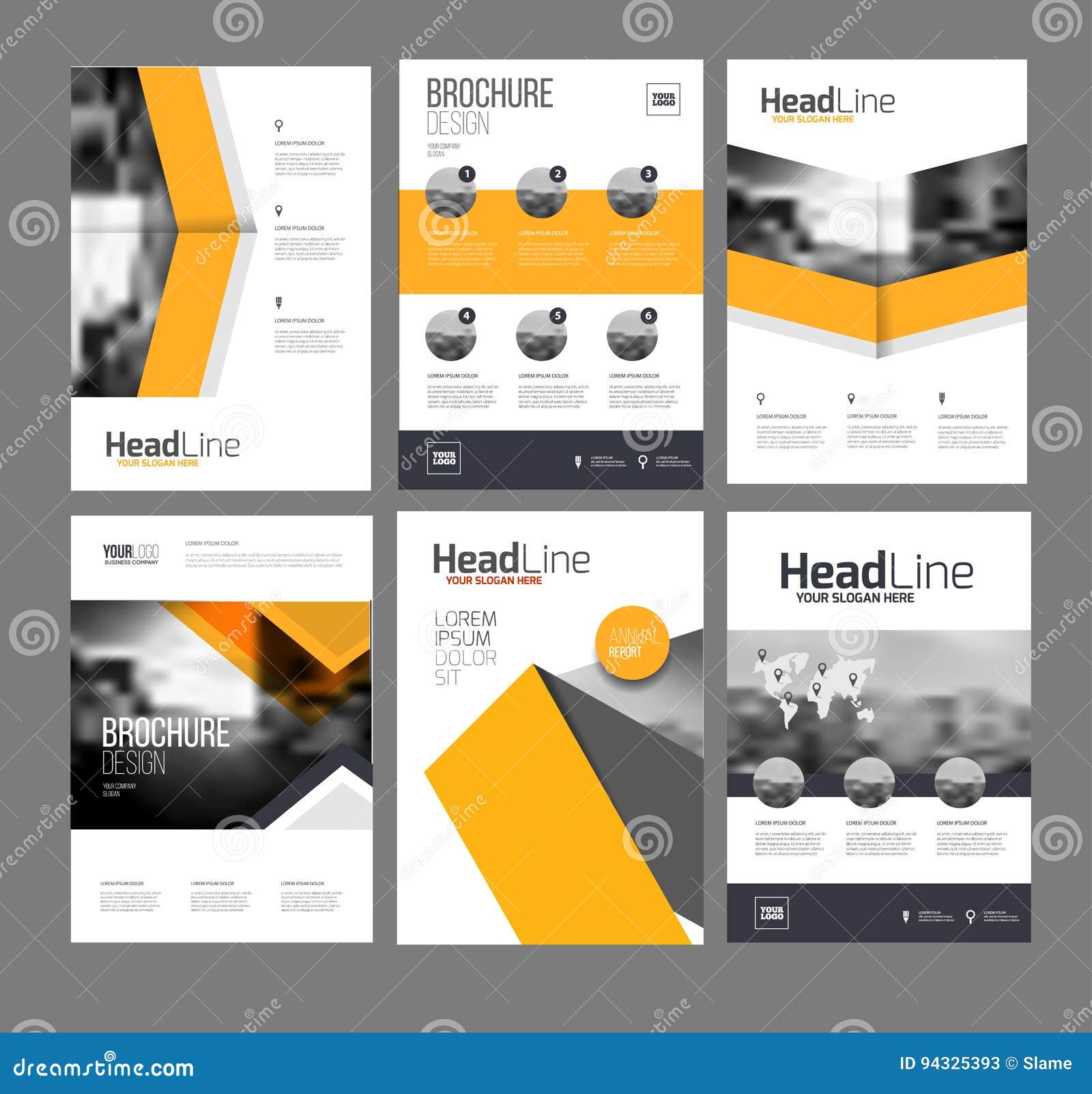 Modern Brochure Design Template Stock Vector - Illustration of creative ...