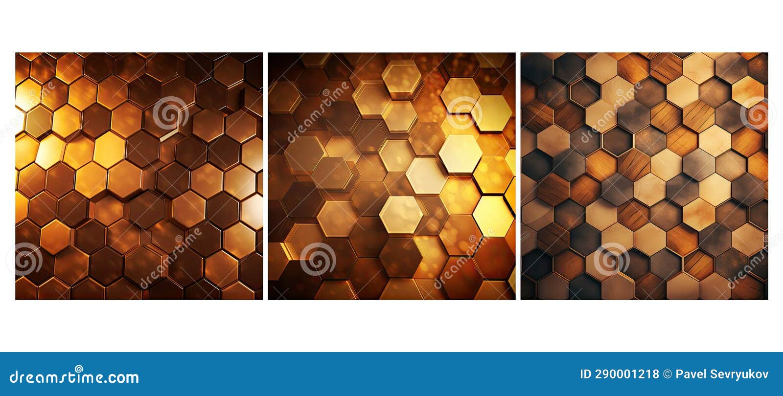 Modern Brown Light Hexagon Background Stock Illustration - Illustration ...