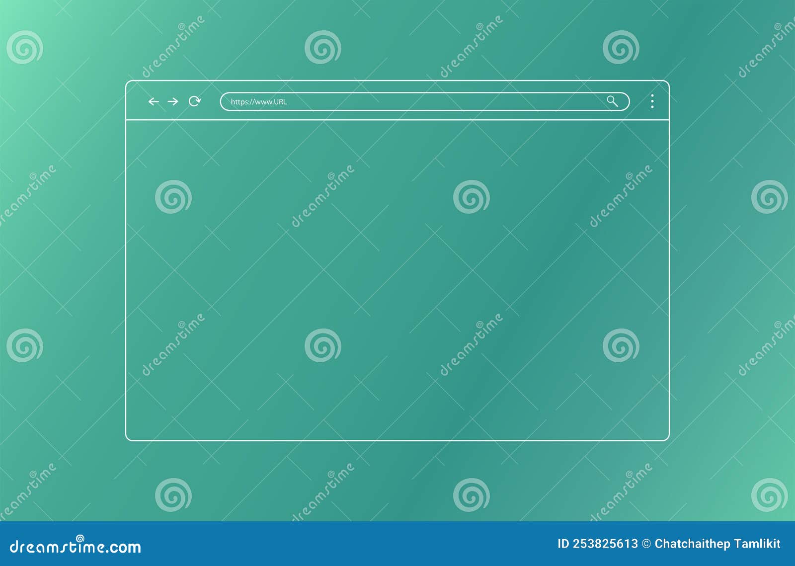 Modern Browser Mockup for Website. Webpage User Interface. Internet ...