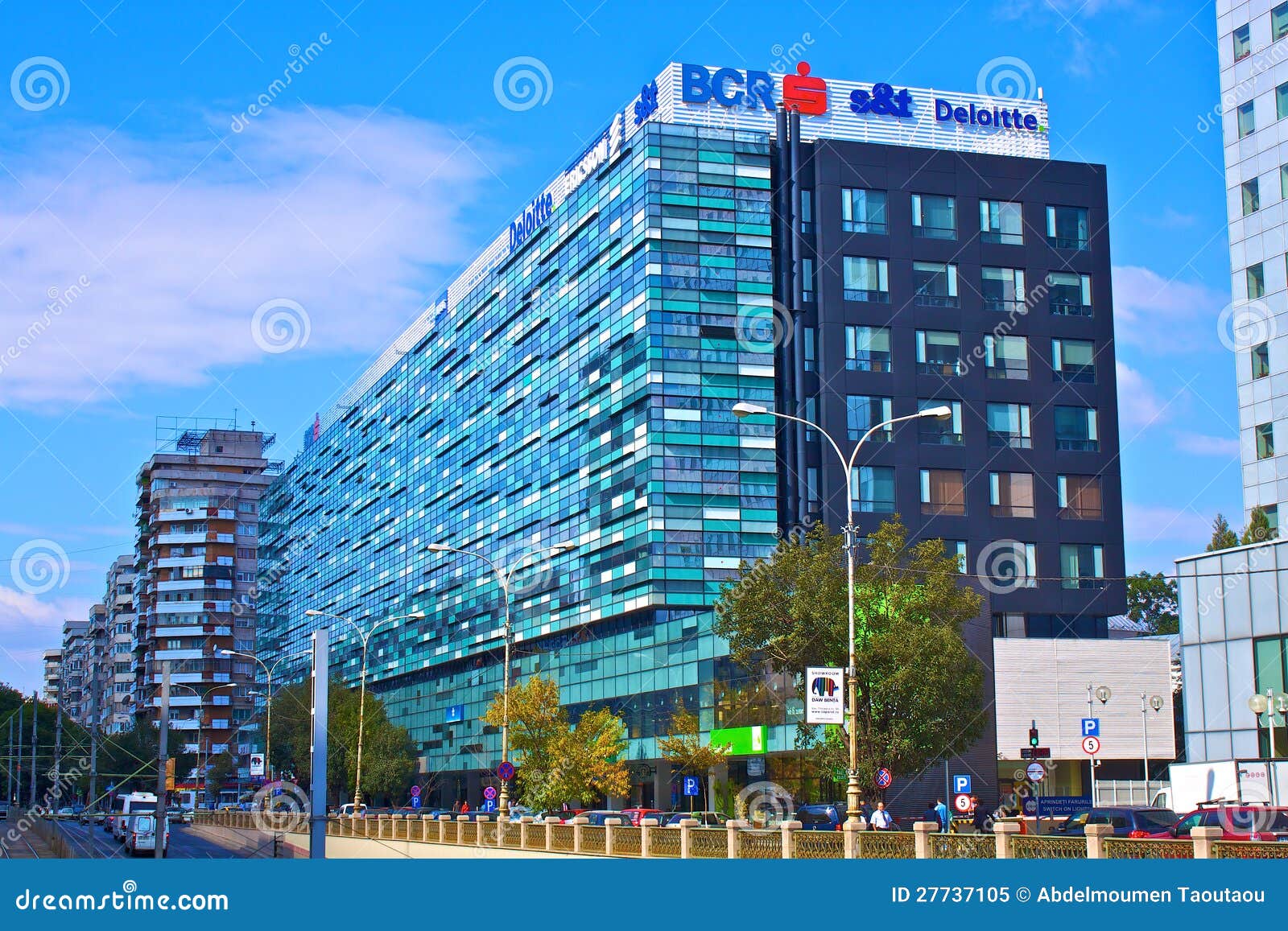 Modern Bucharest editorial image. Image of sign, green - 27737105