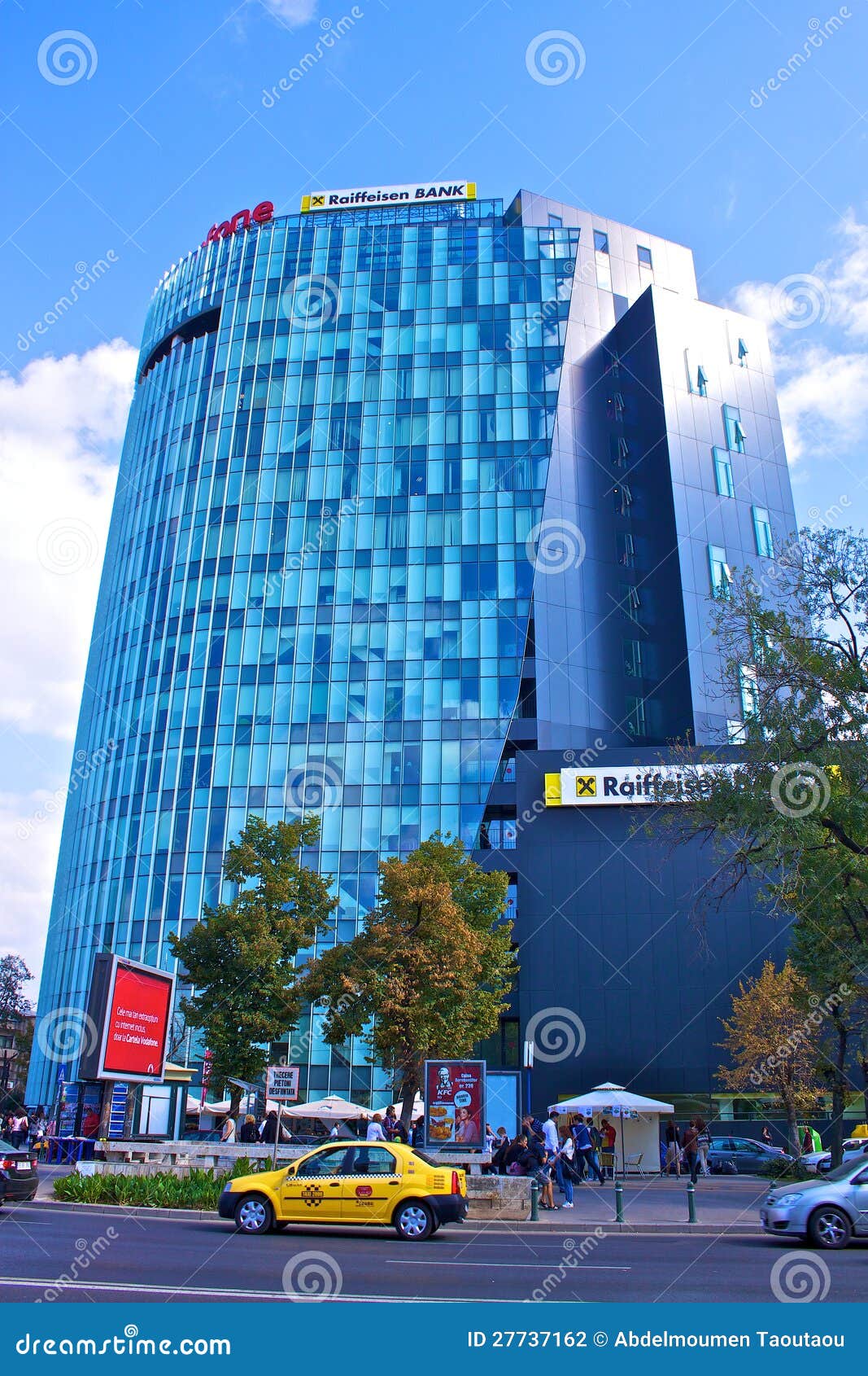 Modern Bucharest editorial photography. Image of sign - 27737162