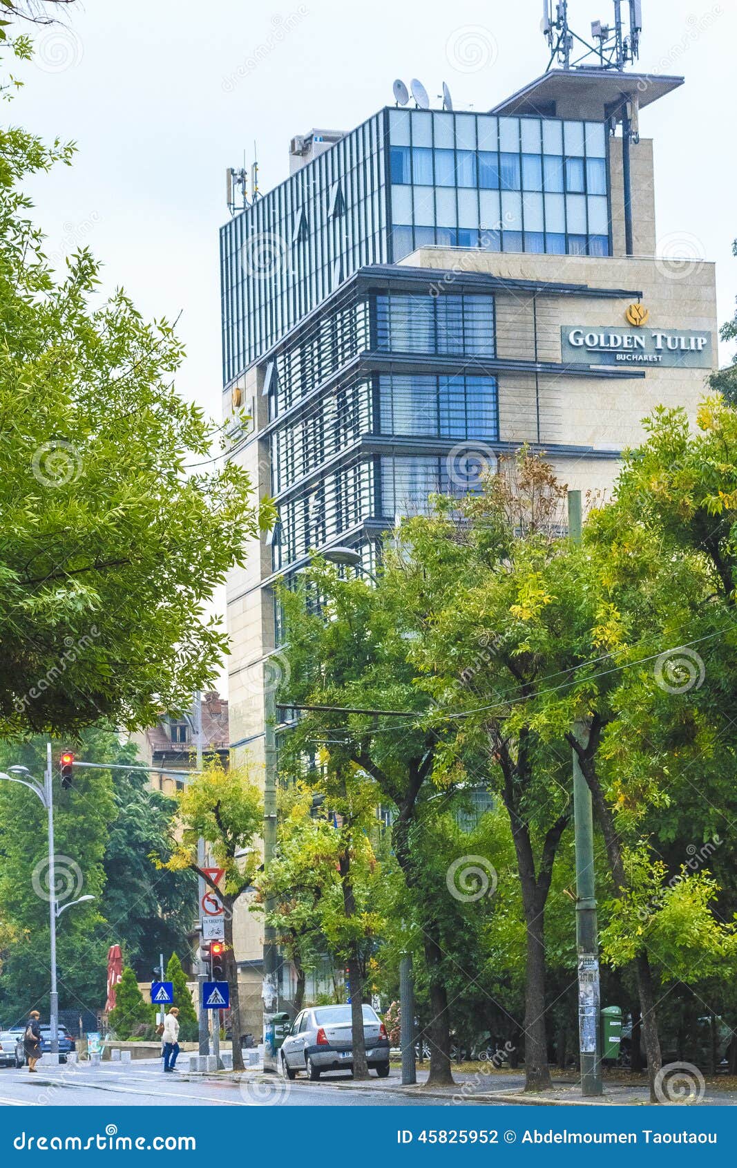 Modern Bucharest editorial photography. Image of bank - 45825952