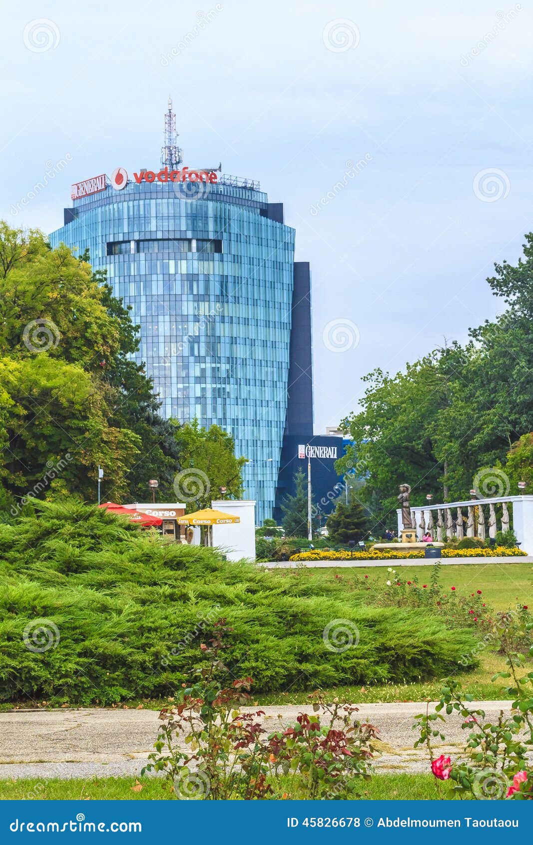 Modern Bucharest editorial stock photo. Image of europehouse - 45826678
