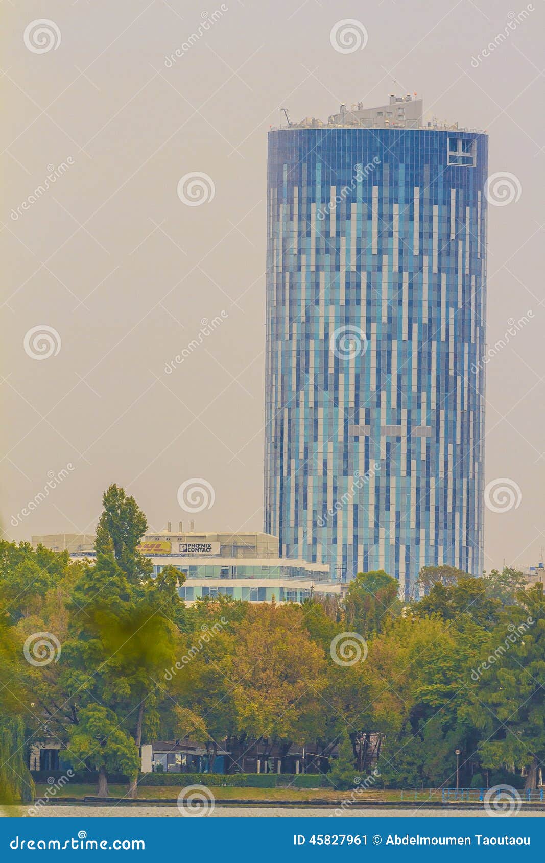 Modern Bucharest editorial photo. Image of colorful, lake - 45827961