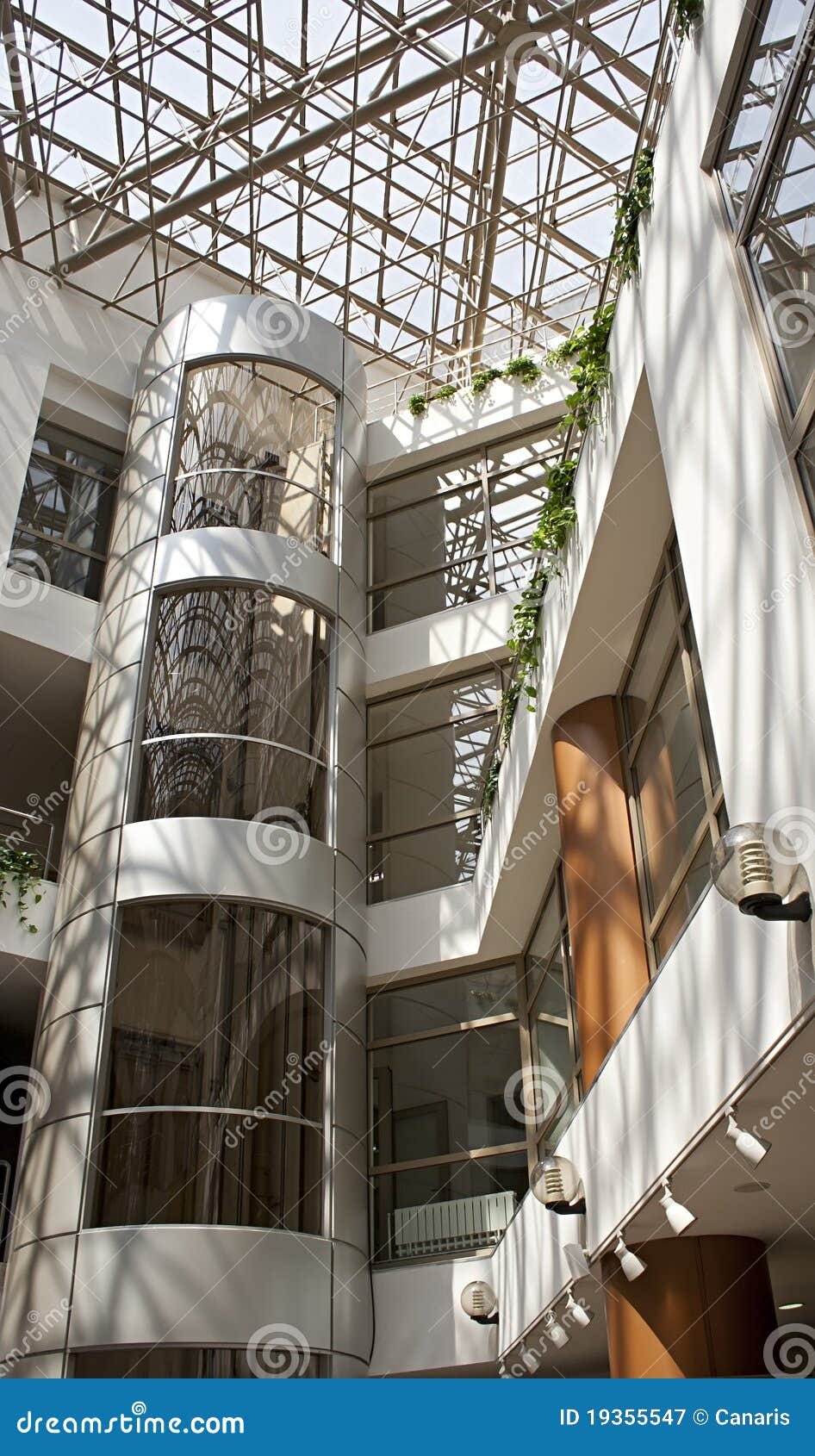 Modern building 1, raw stock image. Image of interior - 19355547