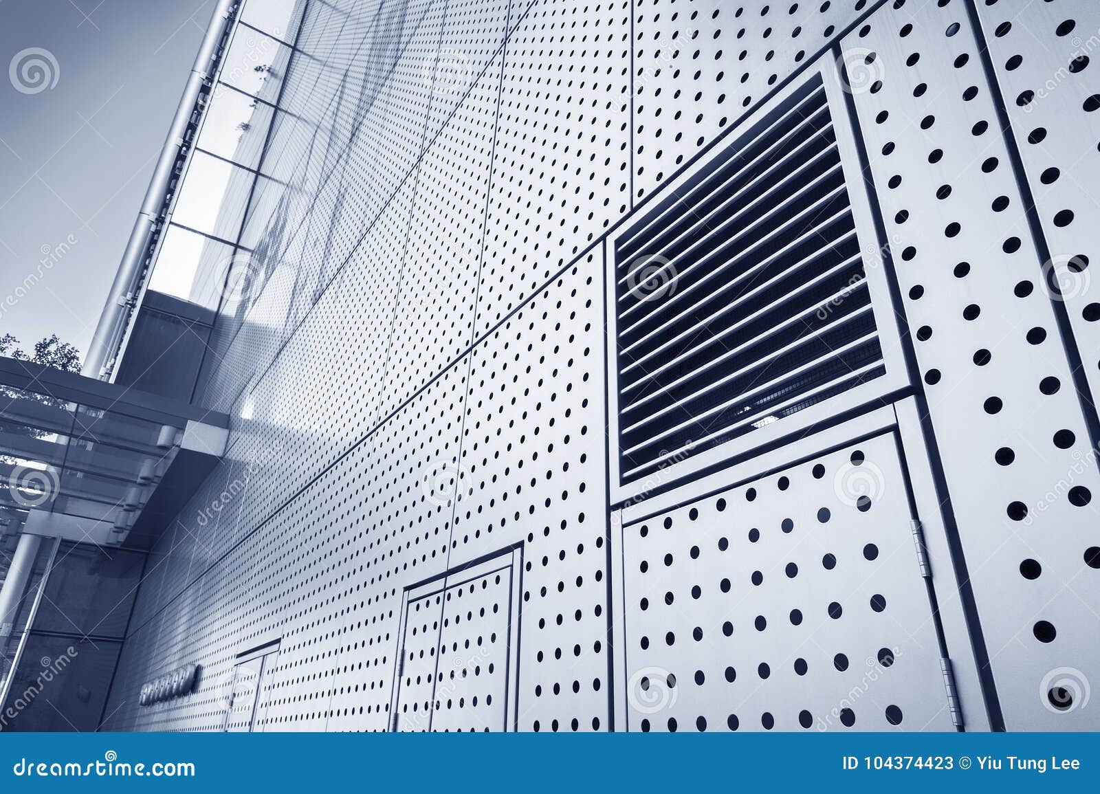 Modern building abstract stock image. Image of concrete - 104374423