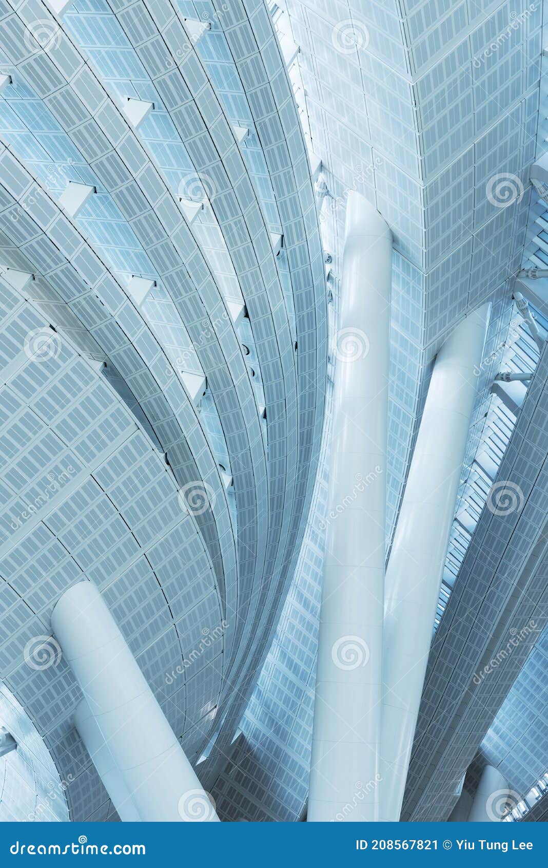 Interior of Modern Architecture Stock Image - Image of structure ...