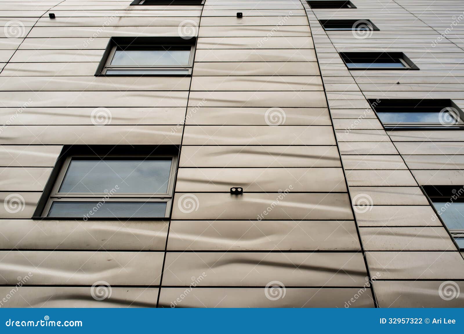 Modern Building with Architectural Texture Stock Photo - Image of ...