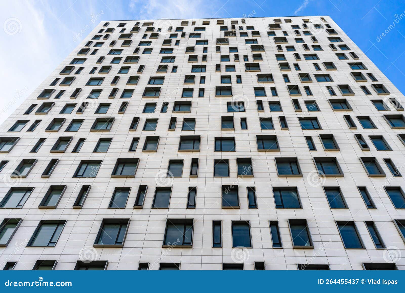 Modern Building Architecture in Bucharest City, Romania Stock Image ...