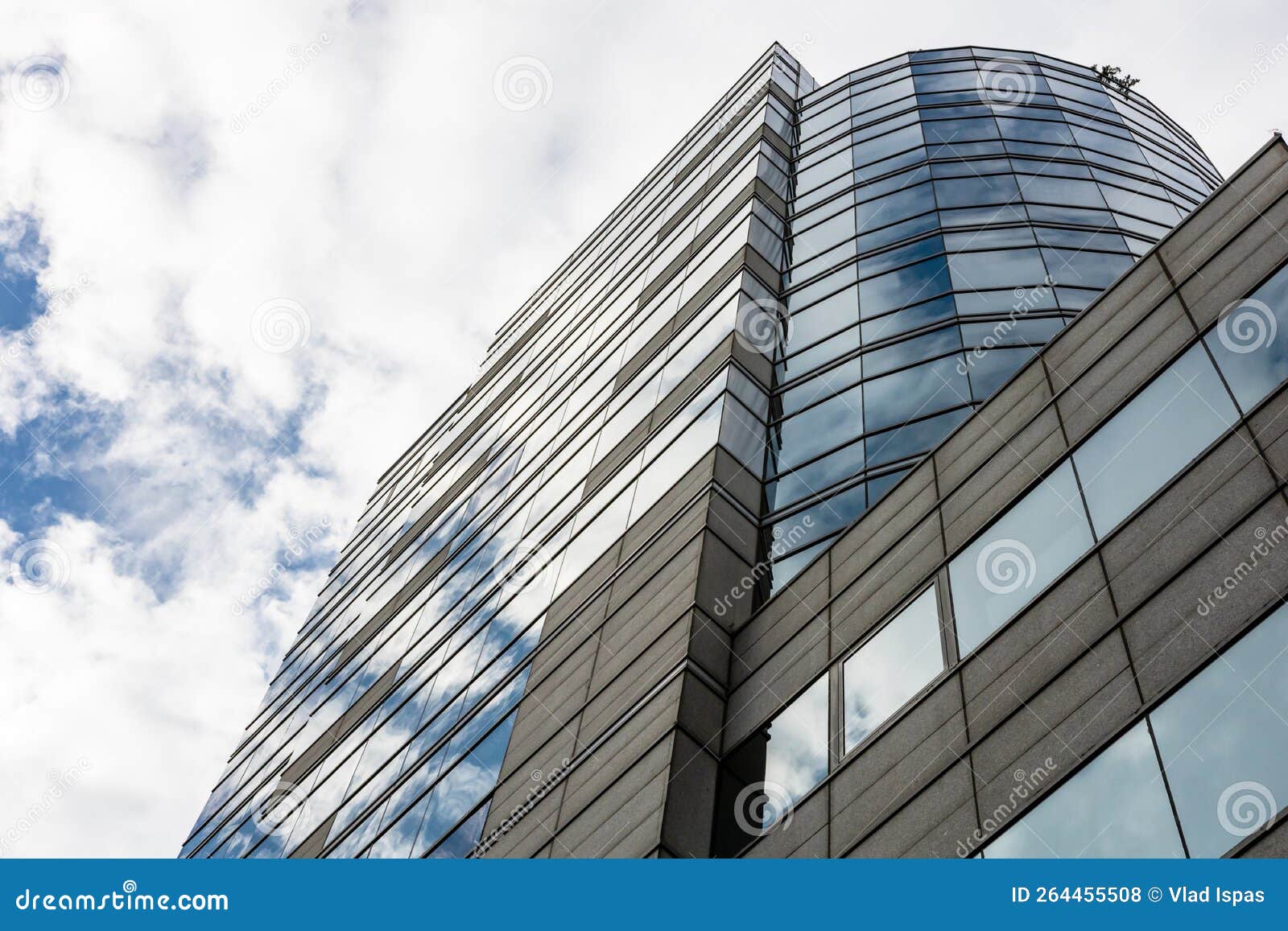 Modern Building Architecture in Bucharest City, Romania Stock Photo ...