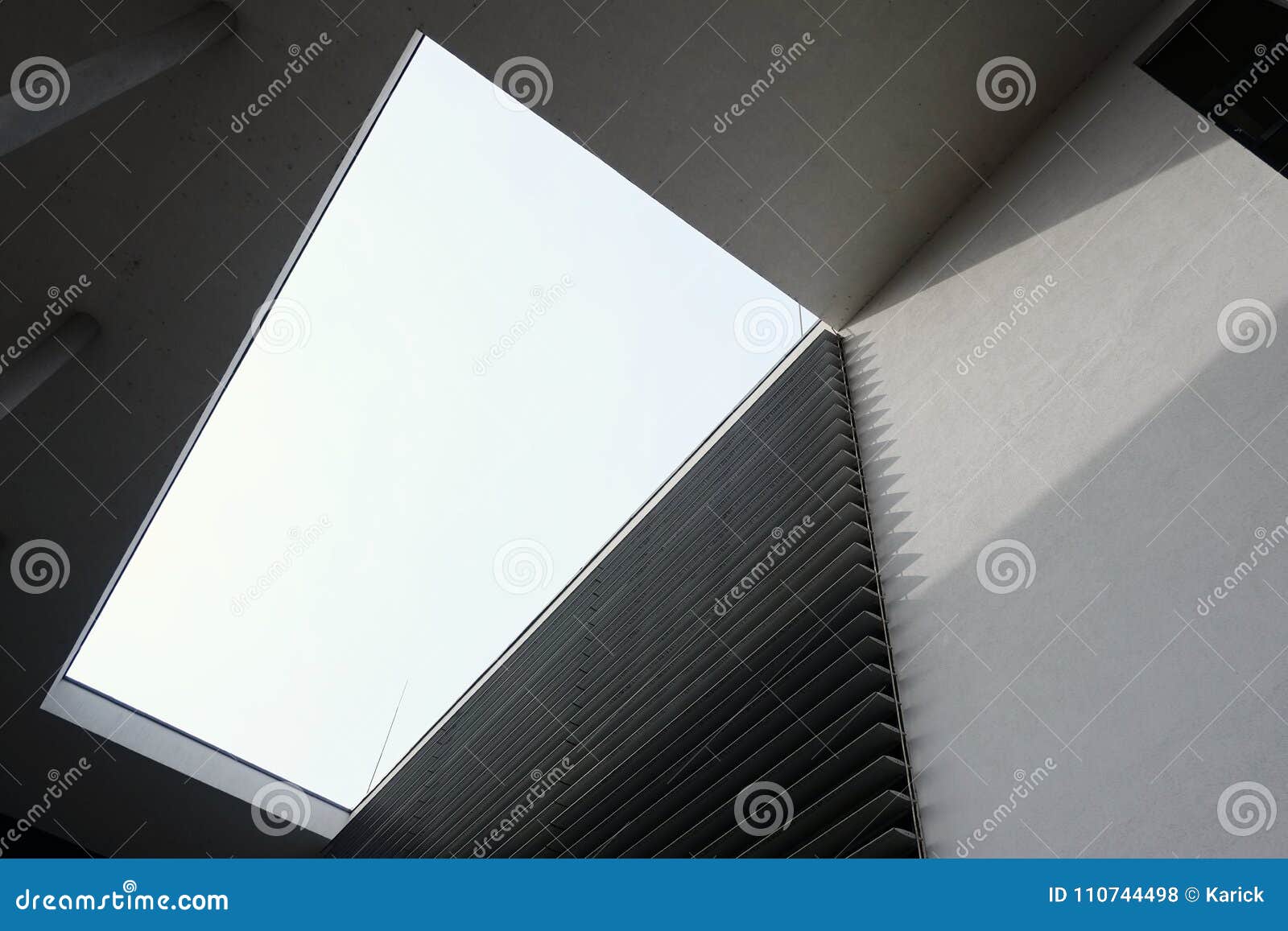 Modern Building Architecture with Geometric Shapes. Stock Photo - Image ...