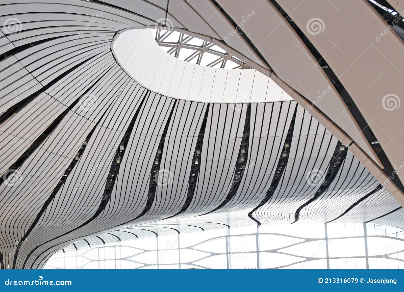 Ceiling Skylight Architecture of Modern Building Stock Image - Image of ...
